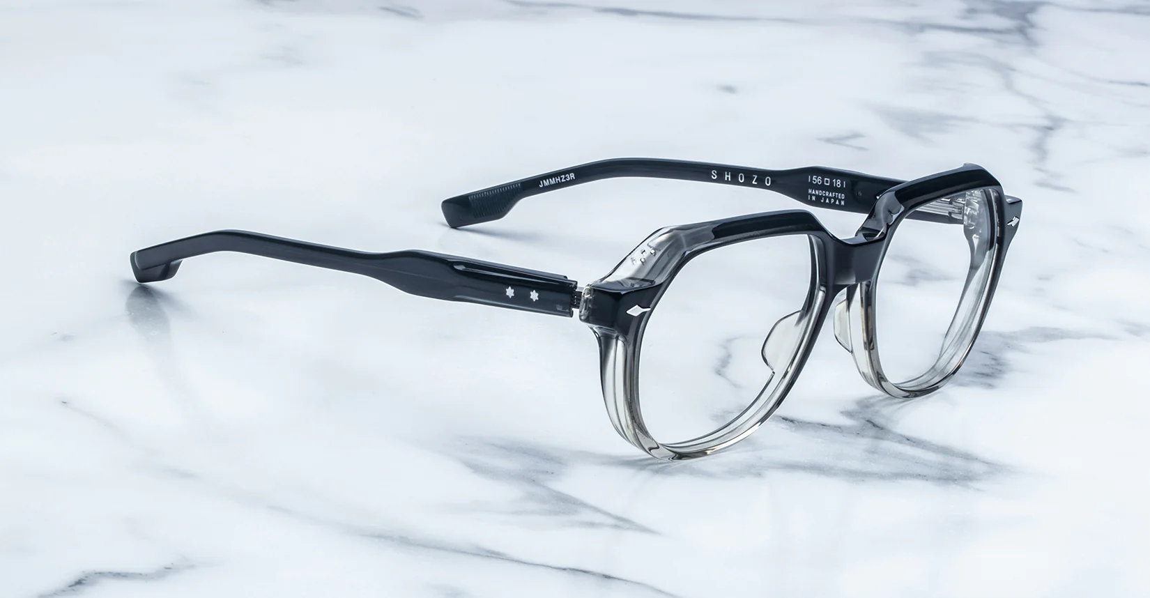 JACQUES MARIE MAGE SHOZO 3R BLACK FADE - Visionary Optics JACQUES MARIE MAGE SHOZO 3R BLACK FADE - Visionary Optics