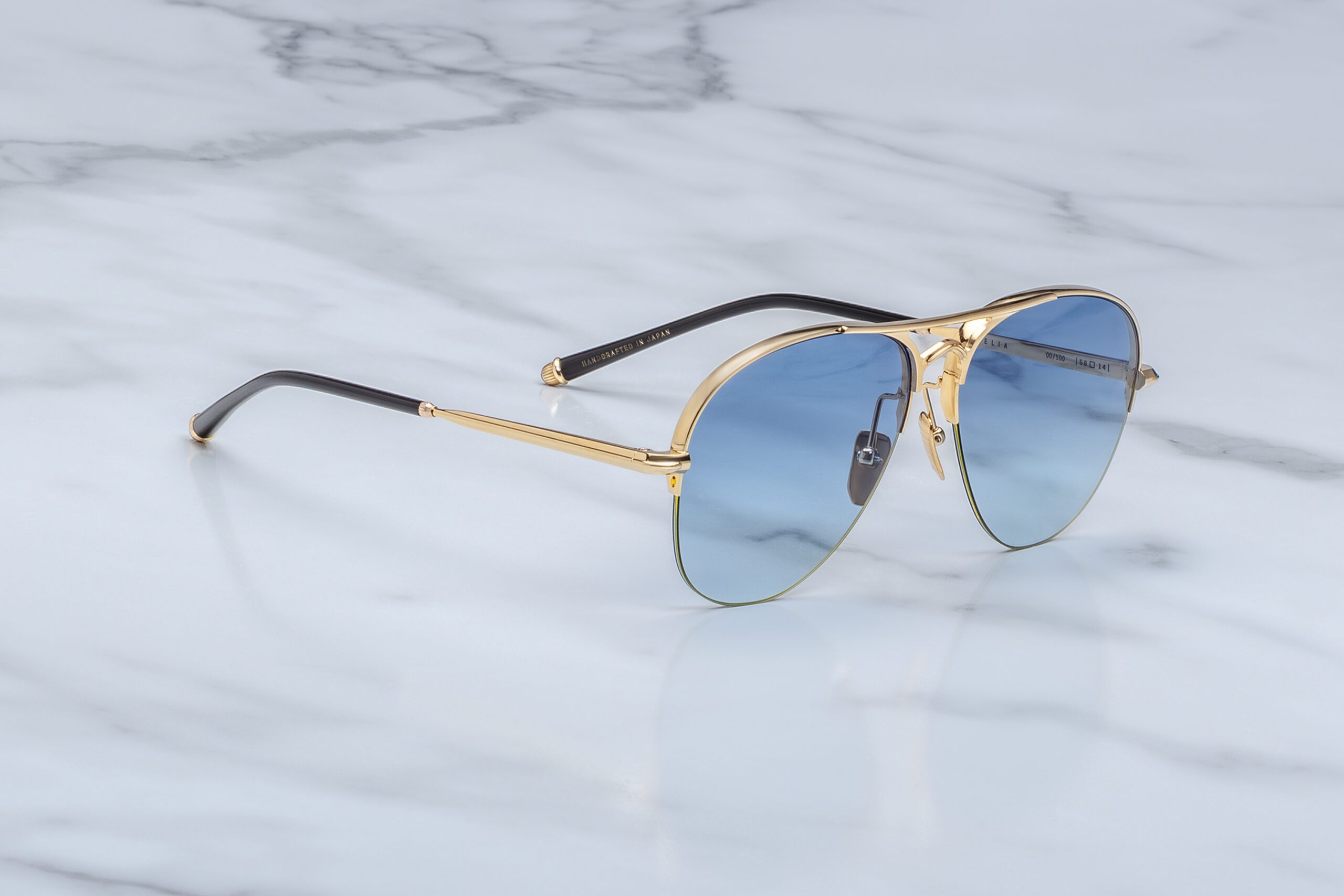 JACQUES MARIE MAGE AMELIA 40 GOLD POSEIDON GRADIENT - VISIONARY OPTICS